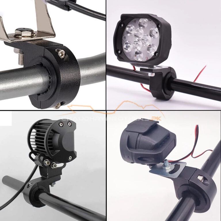 HANDLE MOUNT BRACKET AND CLAMPS FOR EXTRA LIGHTS & GADGETS ...