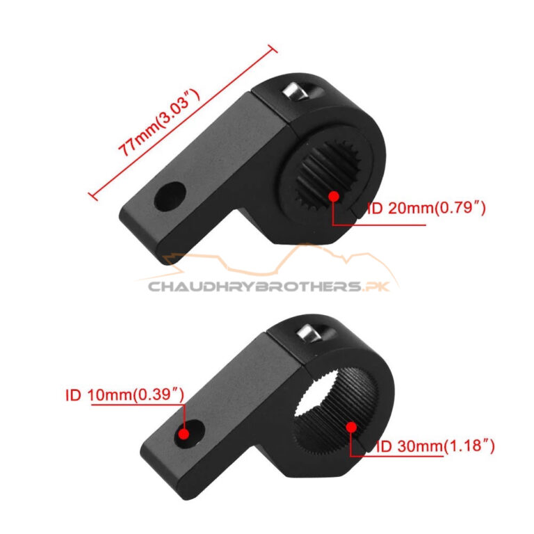 HANDLE MOUNT BRACKET AND CLAMPS FOR EXTRA LIGHTS & GADGETS ...