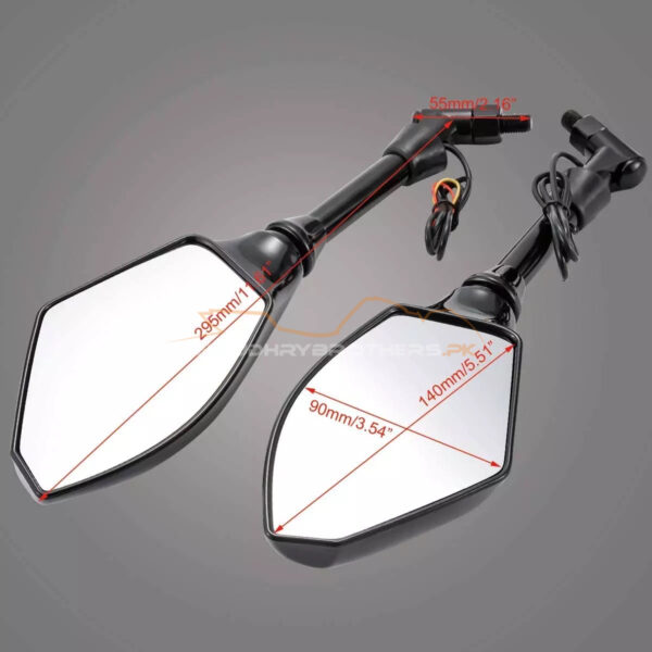 LED SIDE VIEW MIRRORS (SM-18) – chaudhrybrothers.pk
