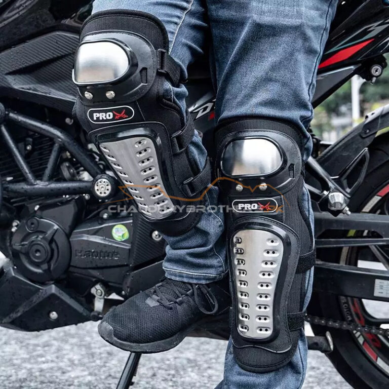PROBIKER OR PRO-X KNEE ELBOW GUARDS-STAINLESS STEEL (SG-02 ...