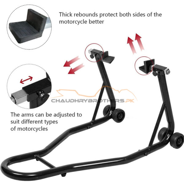 REAR WHEEL PADDOCK STAND (HEAVY DUTY) FOR SPORTSBIKE – chaudhrybrothers.pk