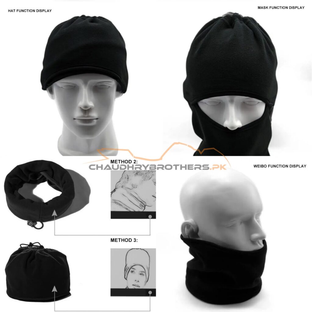 THERMO FELEECE BALACLAVA WINTER PREVENT SKIN WARM FACE MASK ...