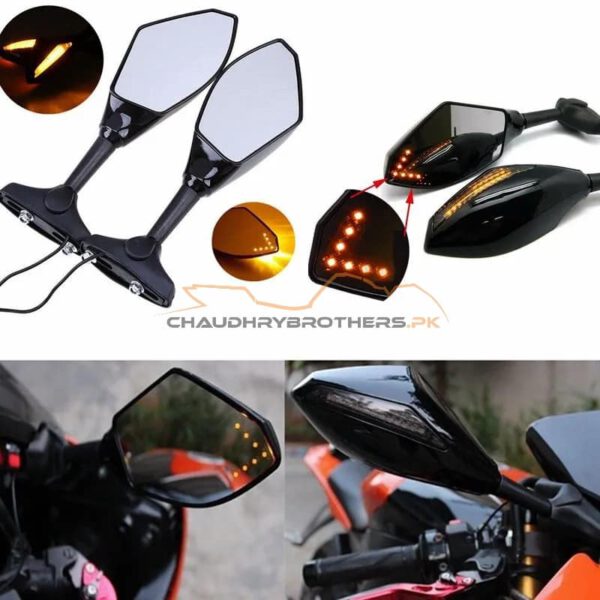 LED SIDE VIEW MIRRORS-FAIRING (SM-13) – chaudhrybrothers.pk