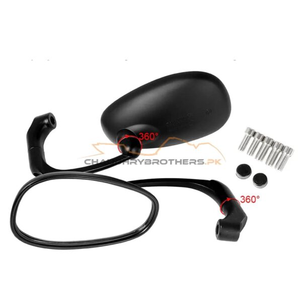 RETRO DESIGN SIDE VIEW MIRRORS-ALUMINIUM BODY (SM-12) – chaudhrybrothers.pk