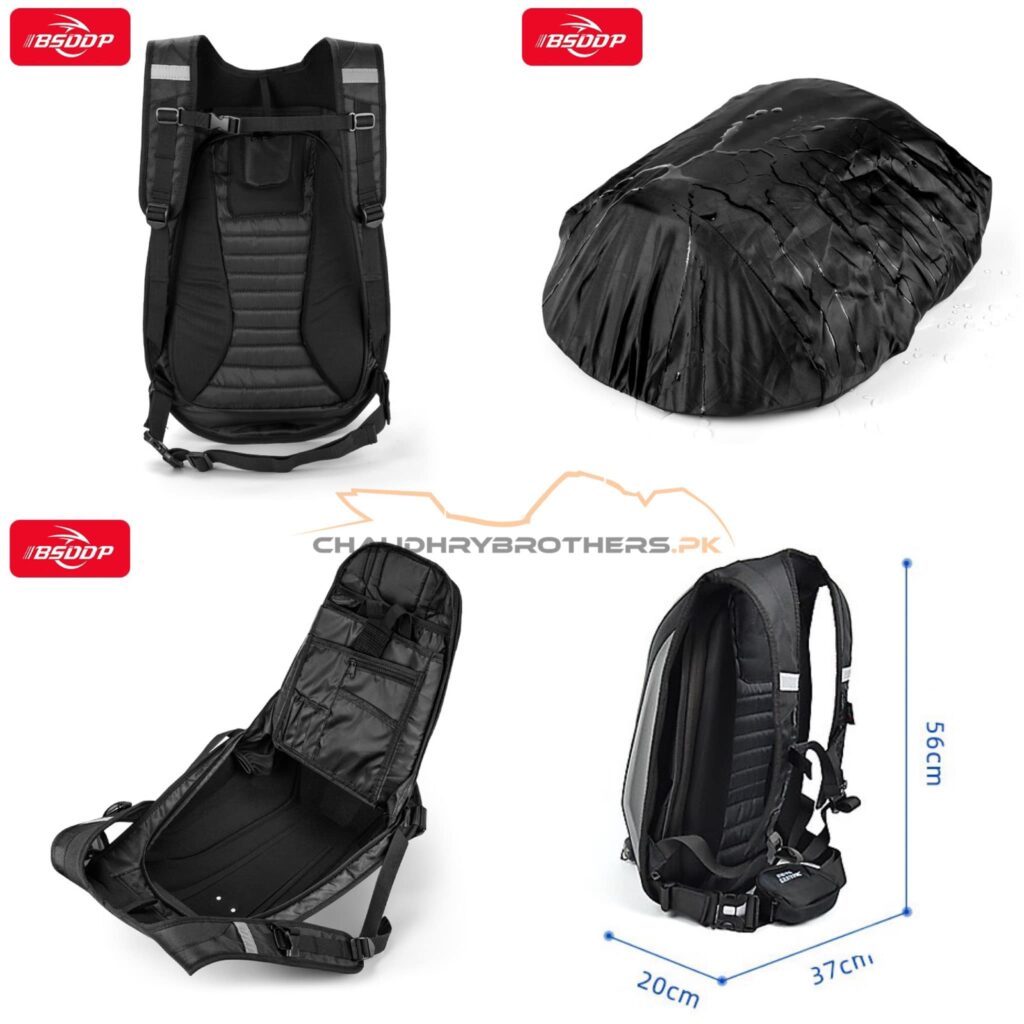 BSDDP MOTORCYCLE RIDING BAG-CARBON FIBER (BACKPACK) – chaudhrybrothers.pk