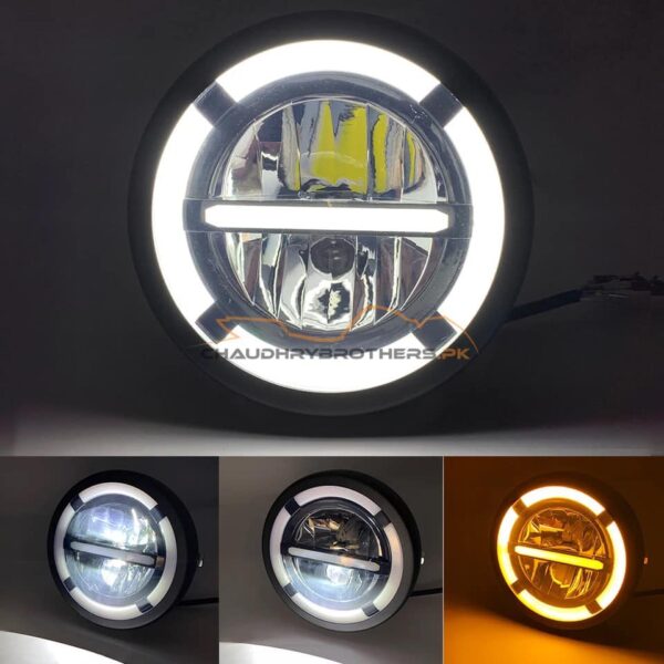6.5 INCH CENTER LINE HEADLIGHT LAMP (NEW DESIGN) – chaudhrybrothers.pk
