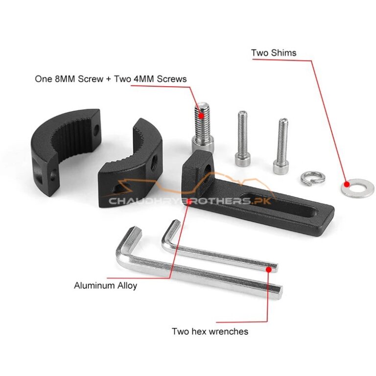 ALUMINIUM MOUNT BRACKET ADJUSTABLE CLAMPS HOLDER FOR AUXILIARY LIGHTS ...