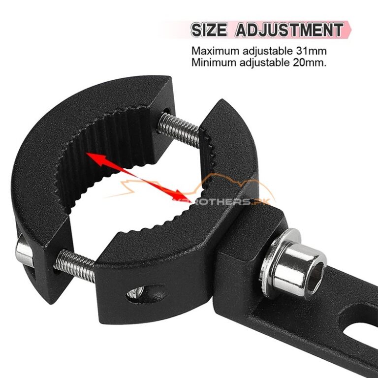 ALUMINIUM MOUNT BRACKET ADJUSTABLE CLAMPS HOLDER FOR AUXILIARY LIGHTS ...