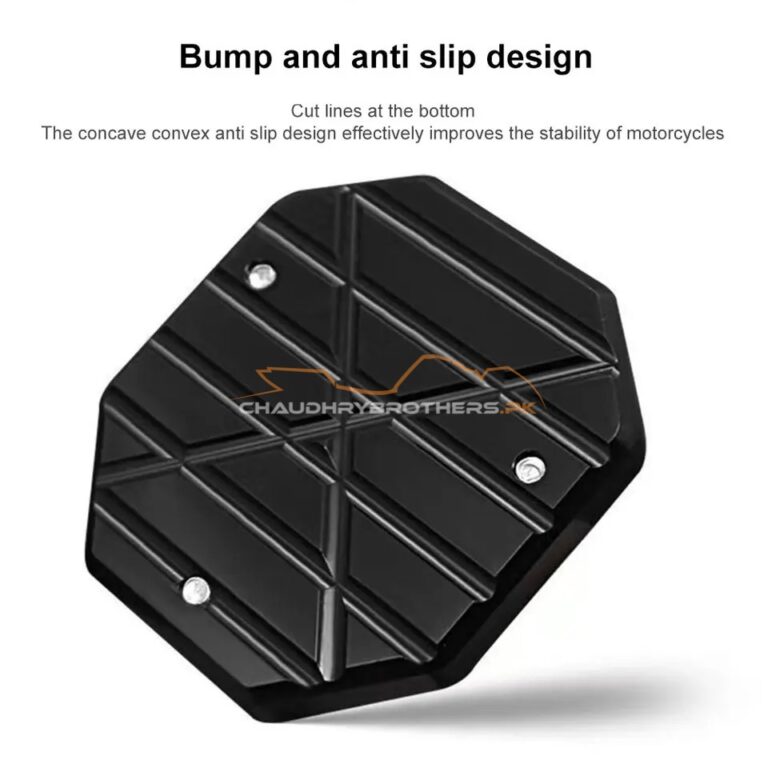 SIDE STAND BASE COVER (ALUMINIUM) – chaudhrybrothers.pk