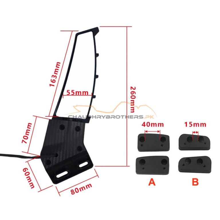 SHARK SHAPE WIND WINGS LED FAIRING MIRRORS (SM-04) – chaudhrybrothers.pk