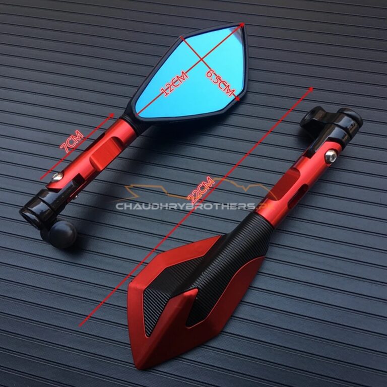 CNC ALUMINIUM SIDE VIEW MIRRORS-SMALL SIZE (SM-02) – chaudhrybrothers.pk