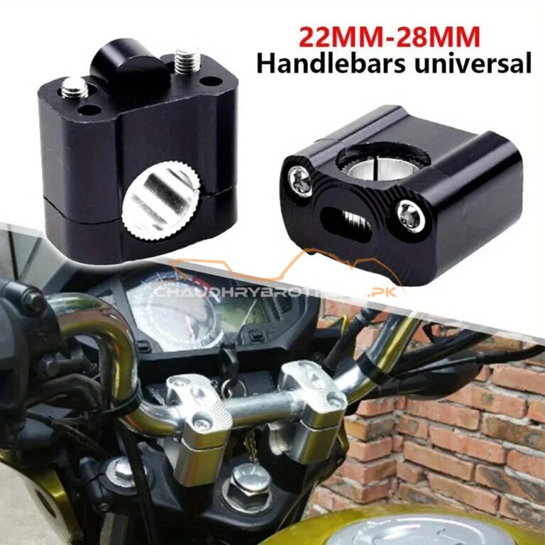 CNC ALUMINIUM HANDLE RISERS-BAR CLAMPS (22mm-28mm) – chaudhrybrothers.pk