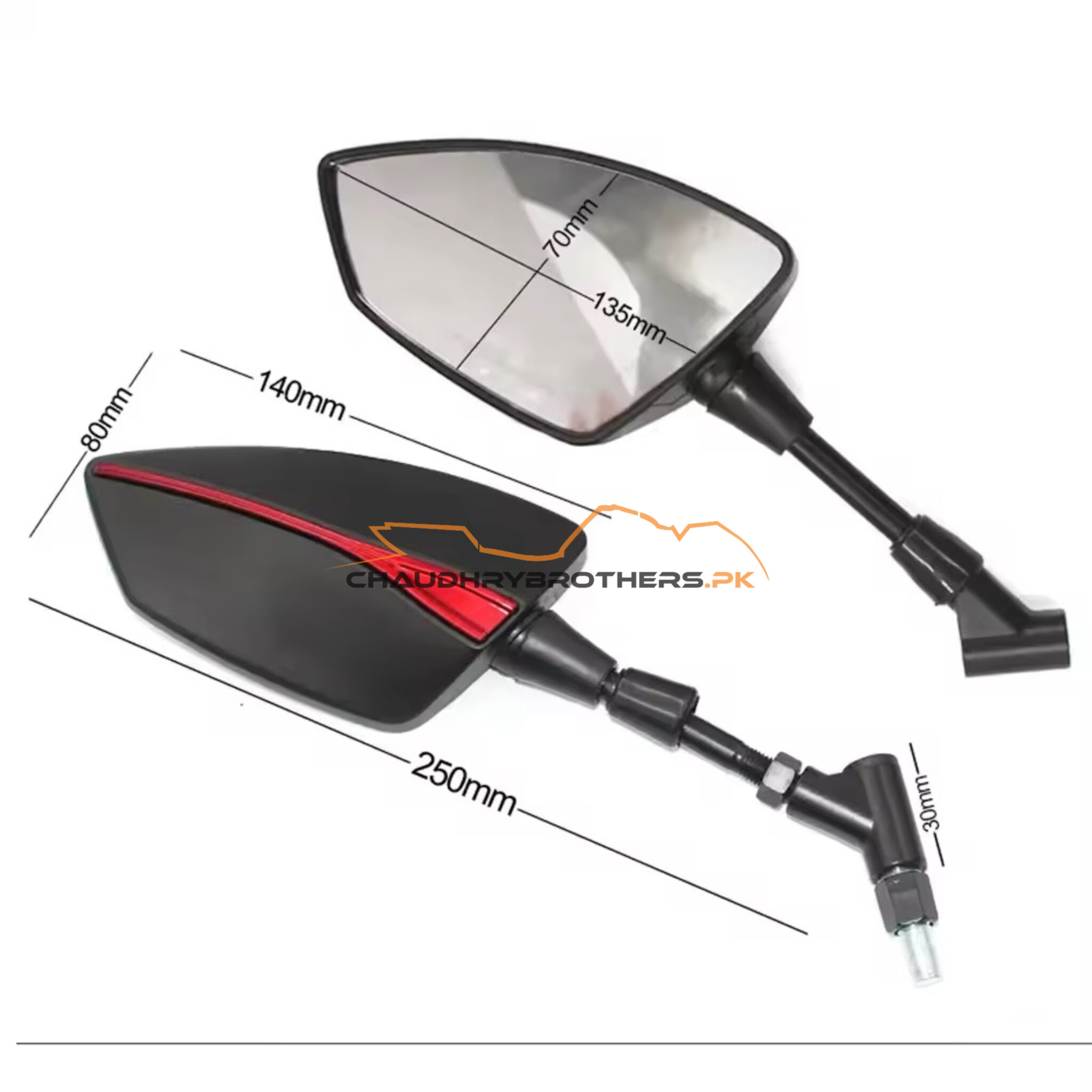 BIG VIEW SIDE VIEW MIRRORS (SM-01) – chaudhrybrothers.pk