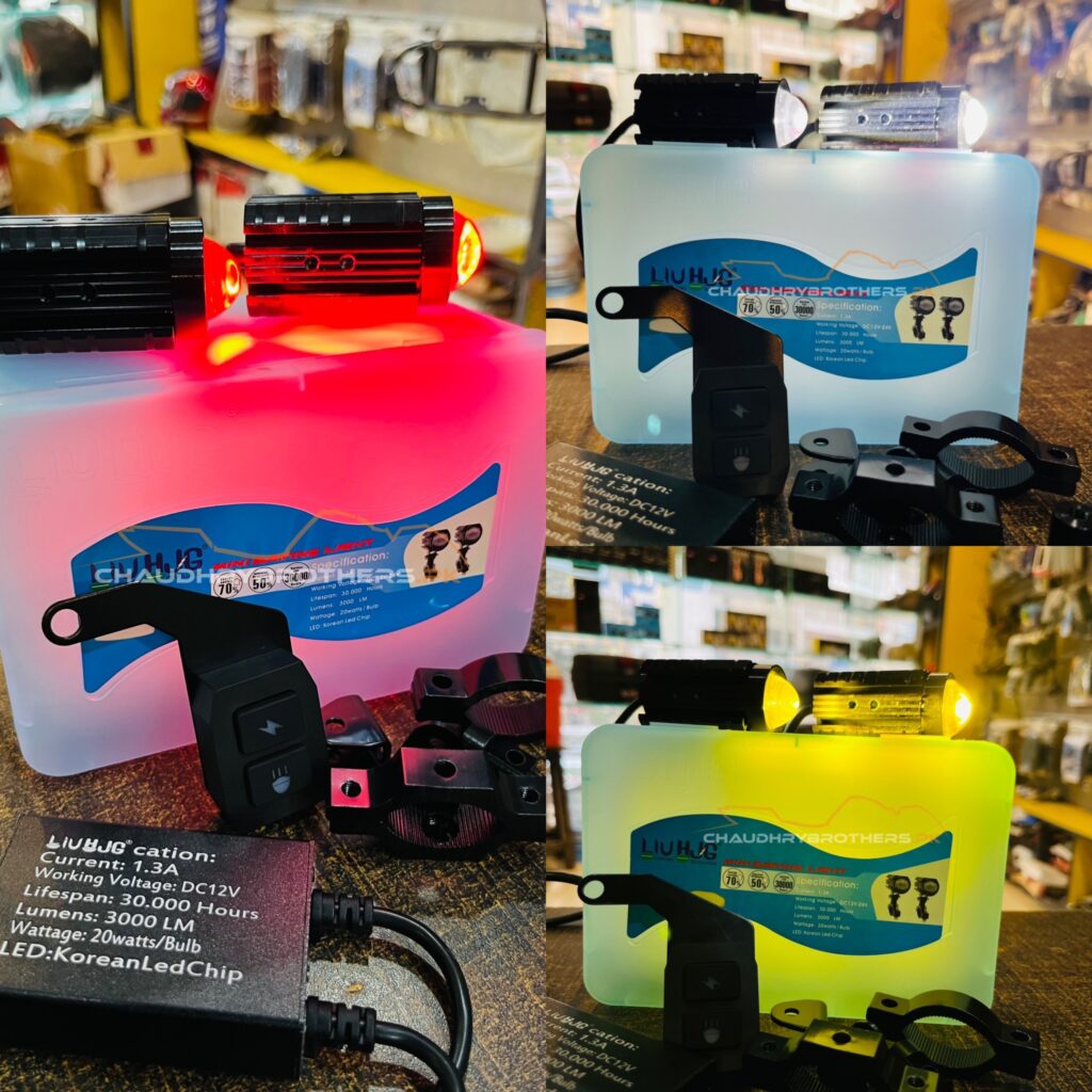 HJG MINI DRIVING LIGHTS WITH WIRELESS REMOTE-AUXILIARY LIGHTS-EXTERNAL ...