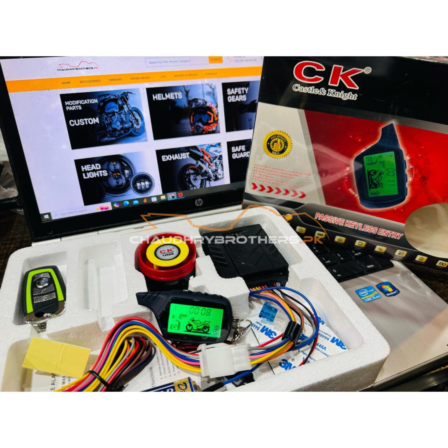 CK-2 WAY LCD DISPLAY SECURITY ALARM SYSTEM (ANTI THIEF LOCK ...