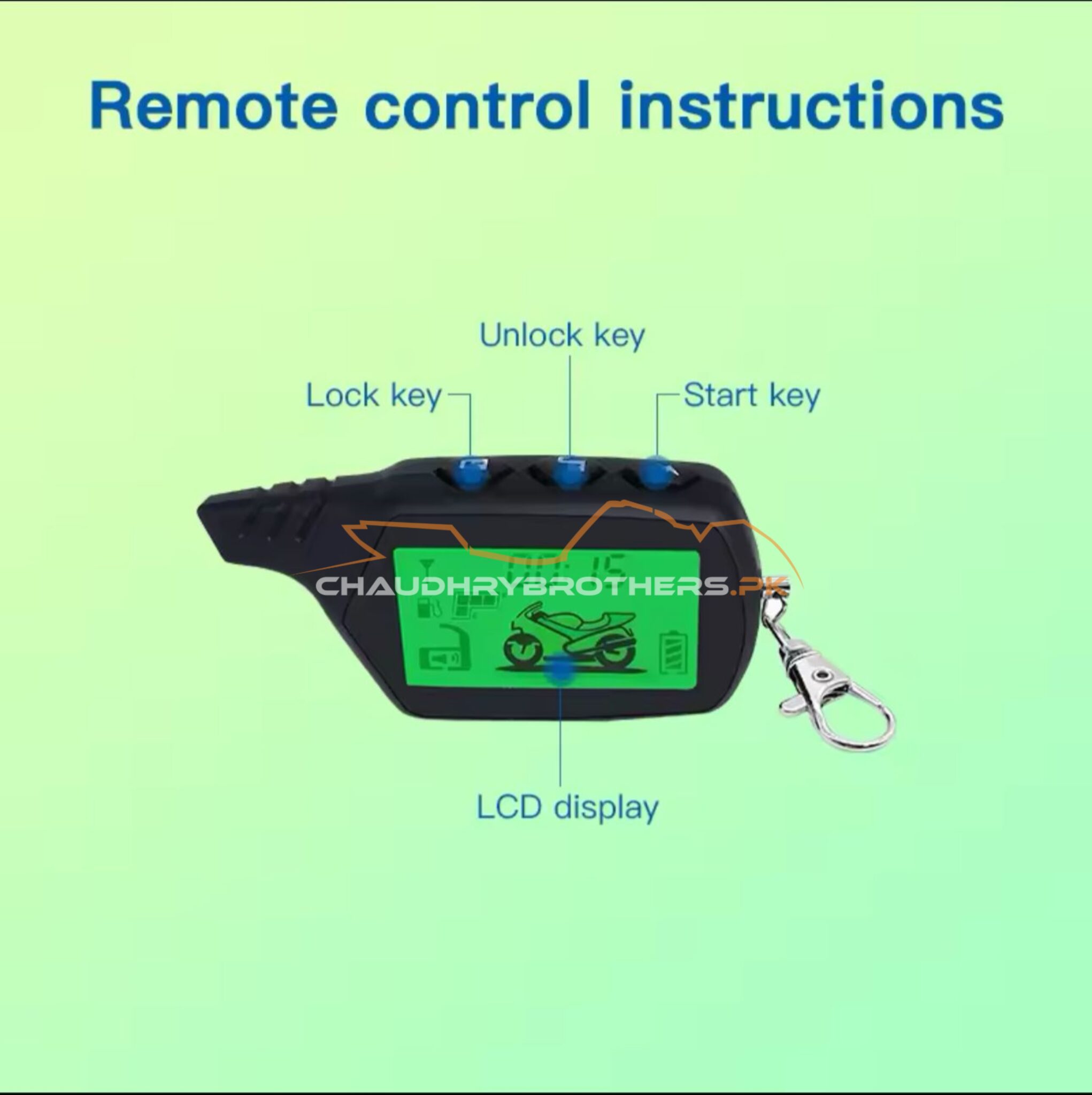 CK-2 WAY LCD DISPLAY SECURITY ALARM SYSTEM (ANTI THIEF LOCK ...