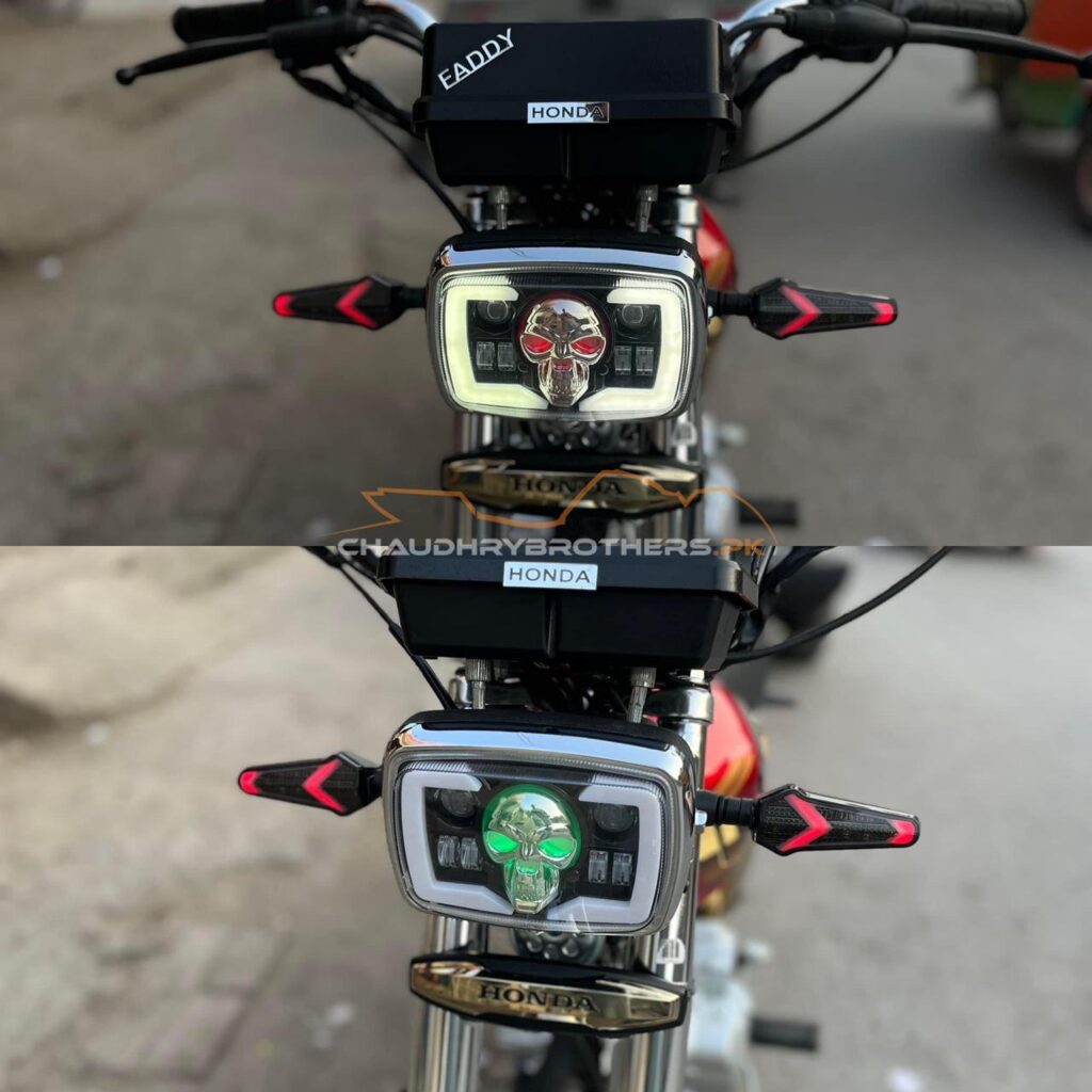 (HL-03) SKULL HEADLIGHT PANNEL – chaudhrybrothers.pk
