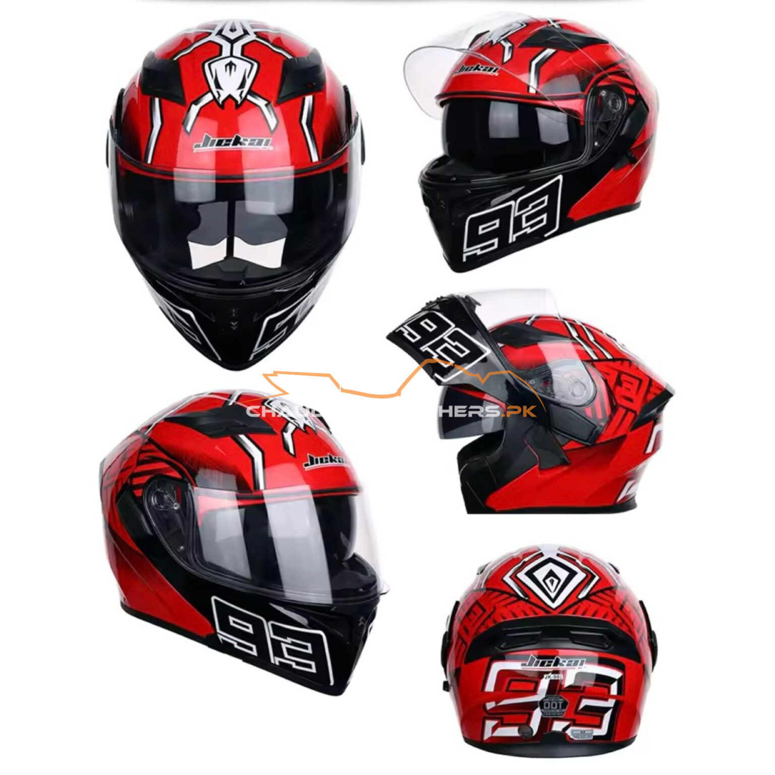 JIEKAI FULL FACE HELMET (JKF-03) – chaudhrybrothers.pk