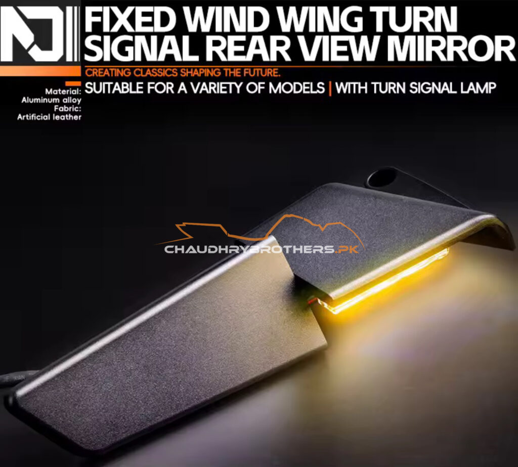 WIND WINGS LED SIDE VIEW MIRRORS-LARGE SIZE (SM-24) – chaudhrybrothers.pk