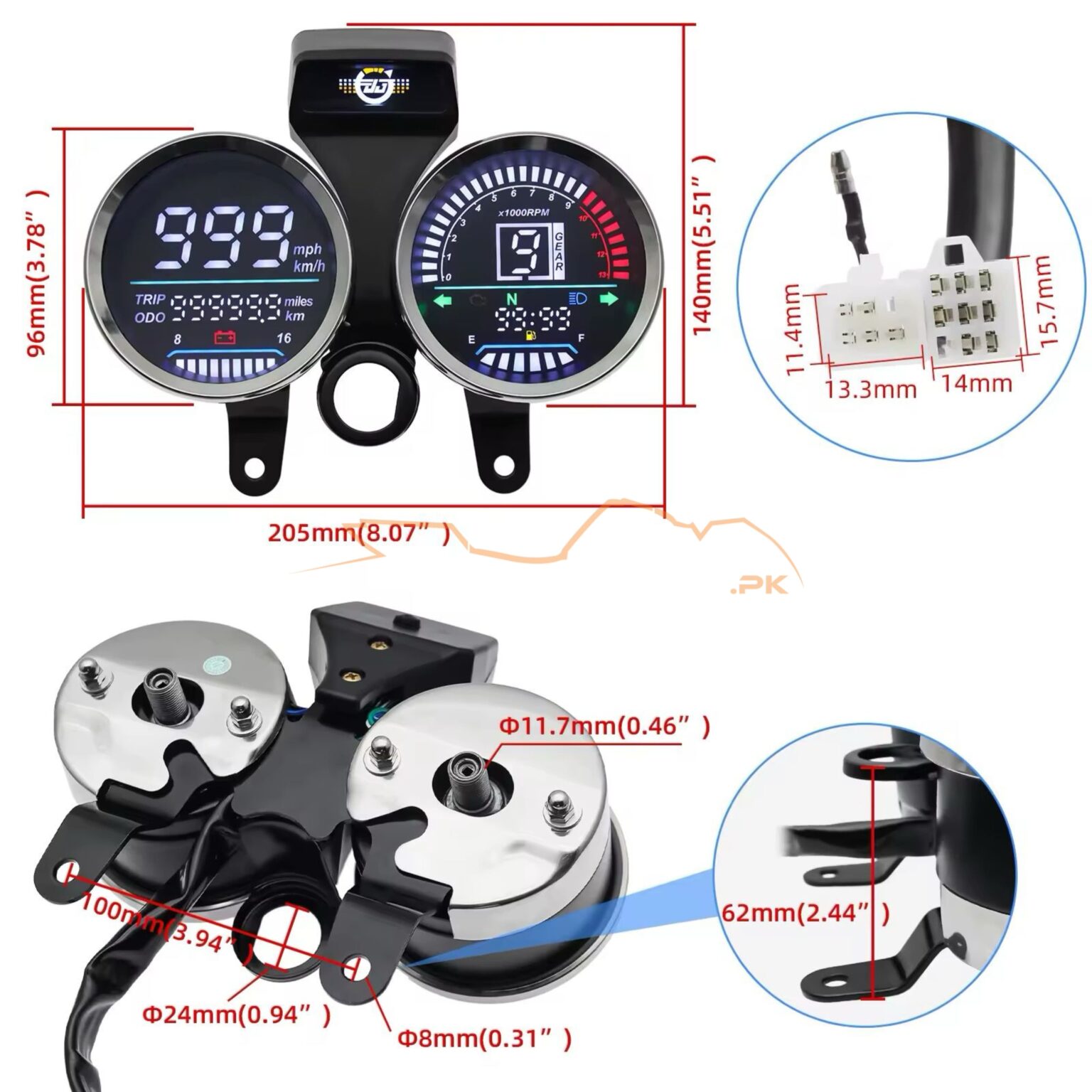 SUZUKI GS-150 DIGITAL SPEEDOMETER (M-06) – chaudhrybrothers.pk