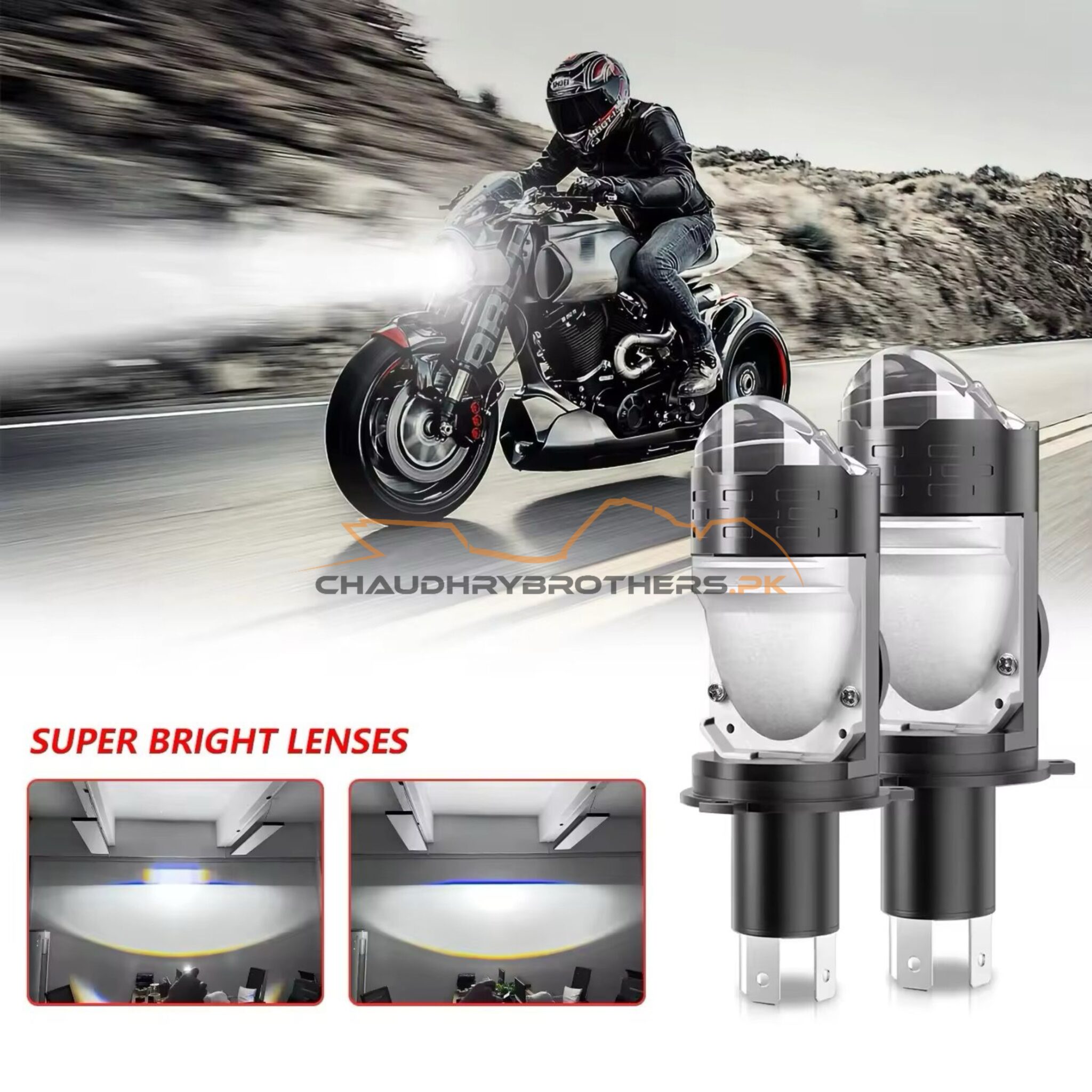 H4 LED MINI LENES PROJECTOR (HP-05) – chaudhrybrothers.pk