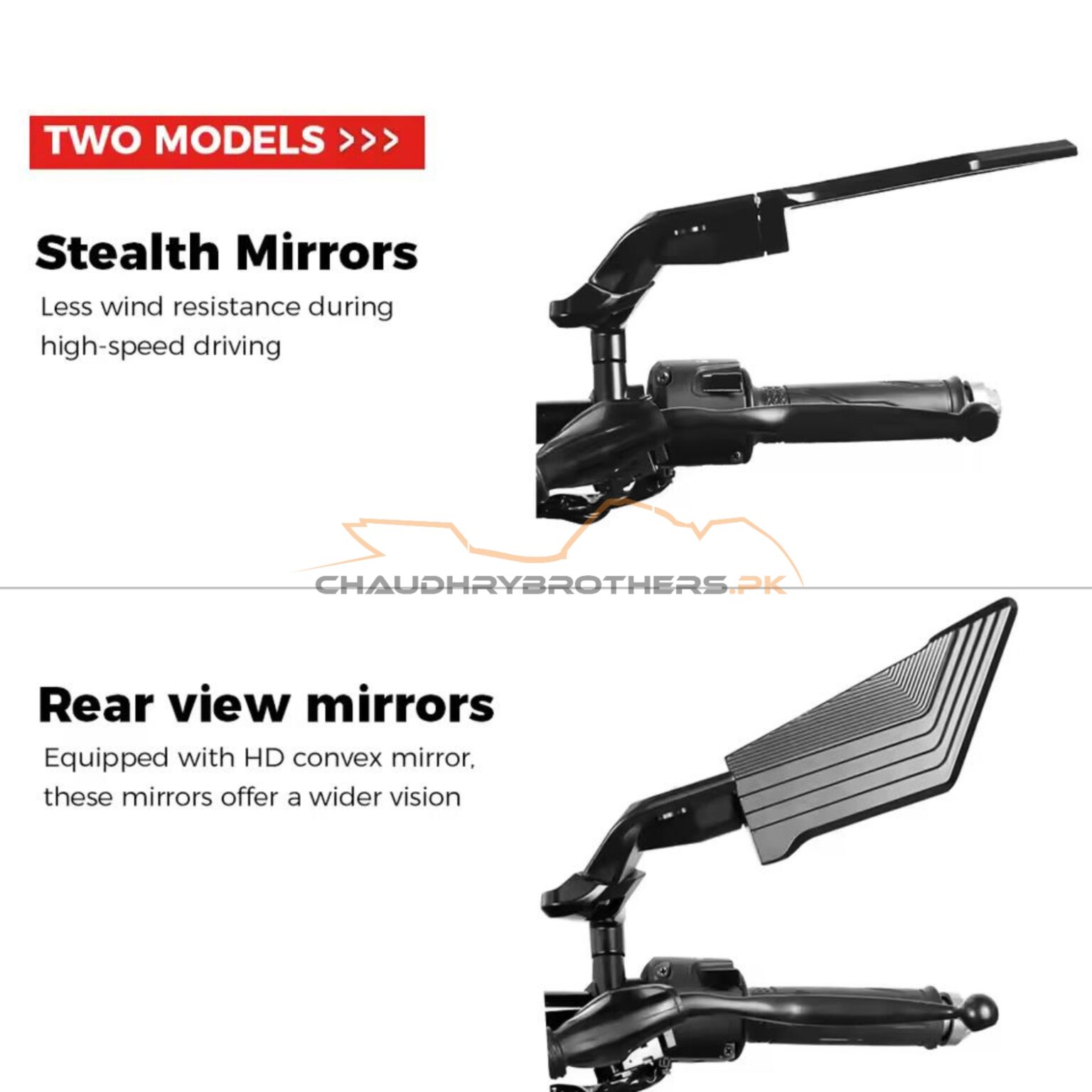 AERODYNAMIC STYLE EAGLE PRINT WIND WINGS MIRRORS (SM-34 ...