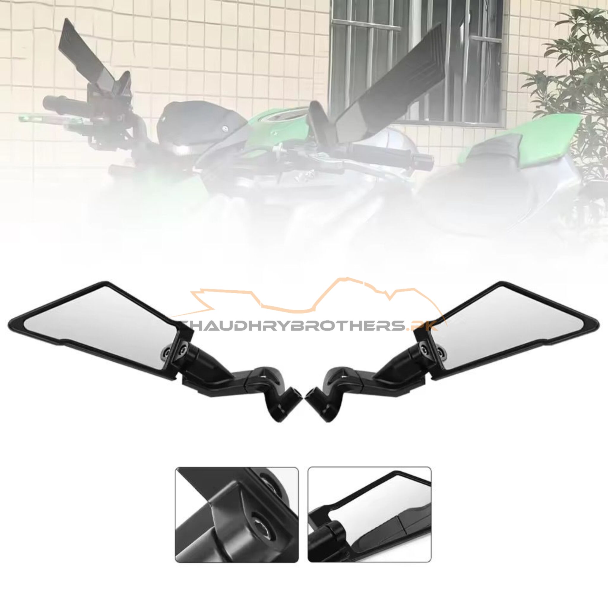 AERODYNAMIC STYLE EAGLE PRINT WIND WINGS MIRRORS (SM-34 ...