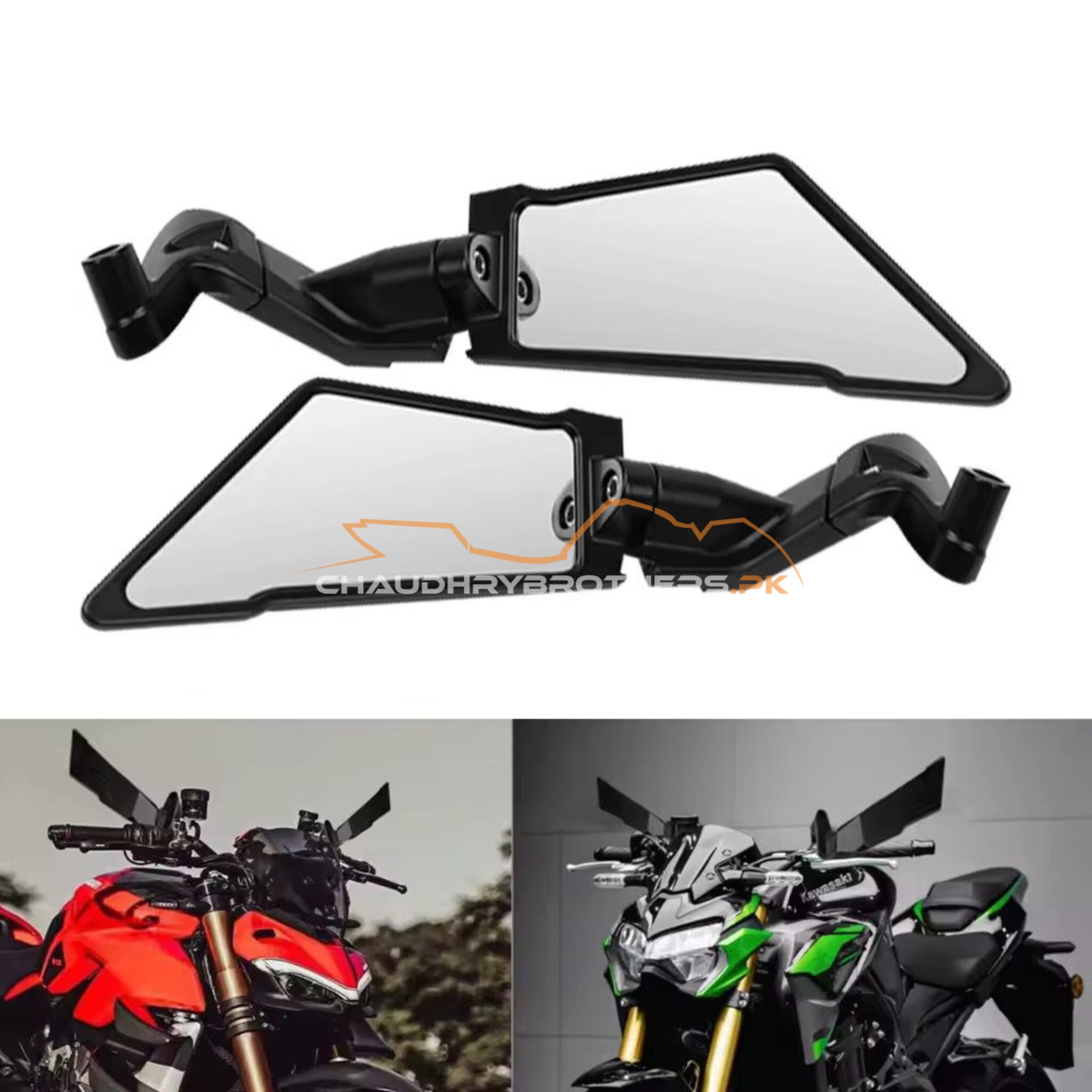 AERODYNAMIC STYLE EAGLE PRINT WIND WINGS MIRRORS (SM-34 ...
